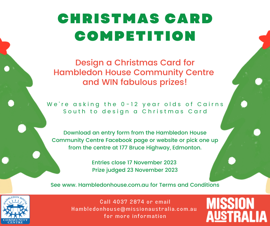Christmas Card Competition 2023 - Hambledon House Community Centre