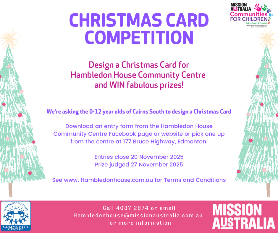 Christmas Card Competition 2025 - Hambledon House Community Centre